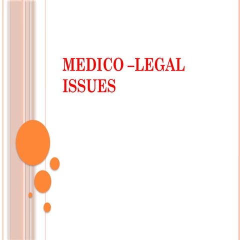 Handling Medico Legal Cases and Documentation : Brought Dead Protocol ...