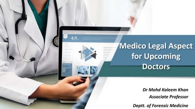 Medico legal aspect of Medical Records | PPTX