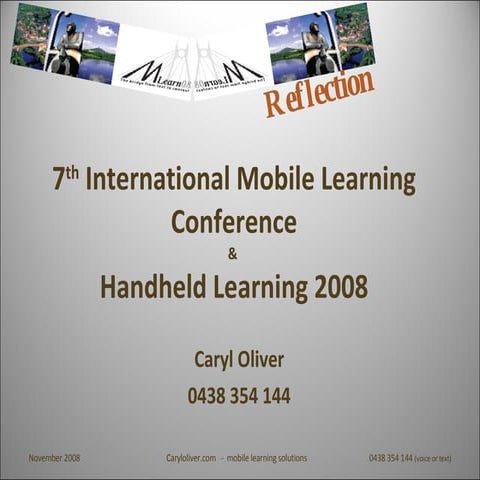 mLearn Conference Reflections | PPT
