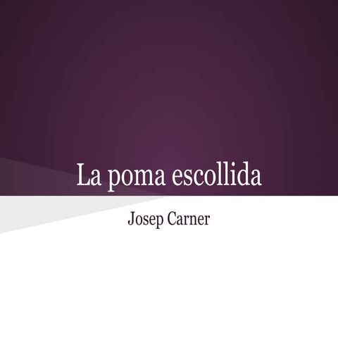 La poma escollida - Mireia León | PDF