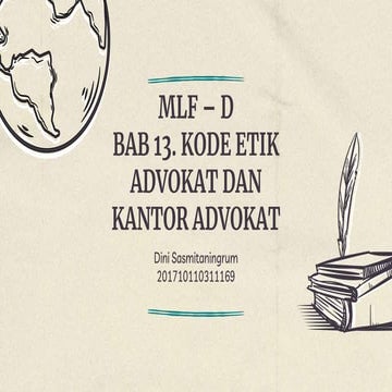 Mlf d bab 13 dini sasmitaningrum 201710110311169 | PPTX