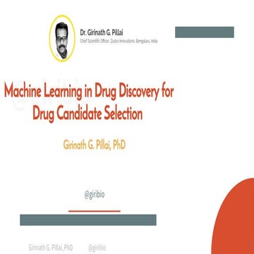 Machine Learning in Chemistry and Drug Candidate Selection | PDF