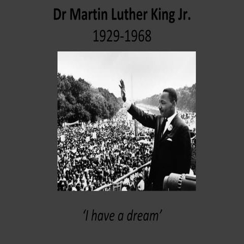 Martin luther king jr presentation | PPSX
