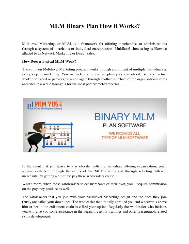 Mlm binary plan calculator - retcalifornia