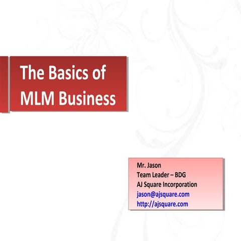 MLM Business | PPT