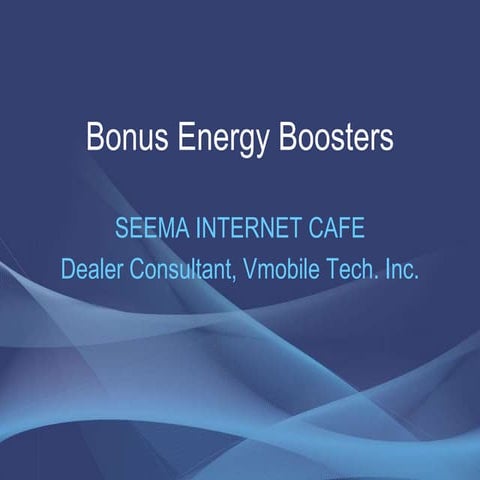 MLM ENERGY BOOSTER | PPT