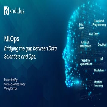 Mlops Bridging The Gap Between Data Scientists And Ops Pdf Web