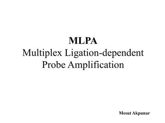 MLPA | PPT