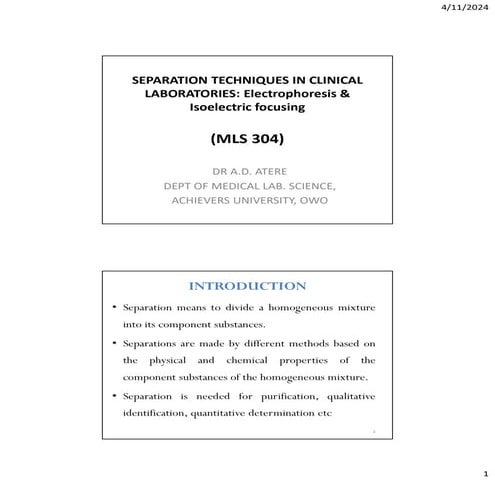 MLS 304 SEPARATION TECHNIQUES IN CLINICAL LABORATORIES.pdf