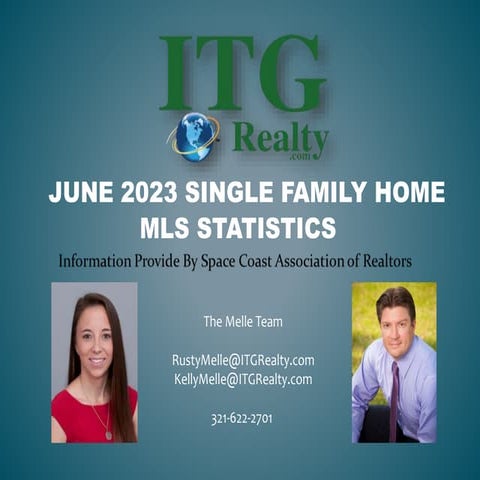 MLS Statistics Single Family June 2023 | PPT
