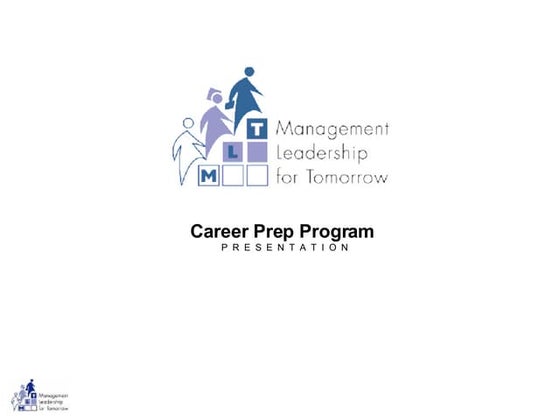 Career Prep Program 4.9.09 Webinar | PPT