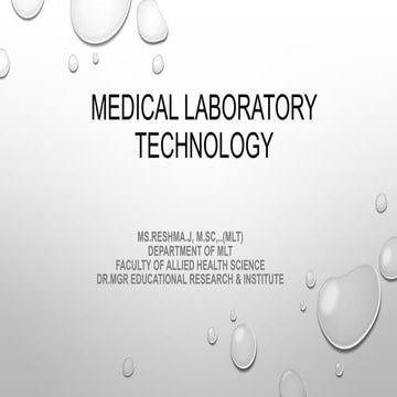 Mlt course ppt | PPT