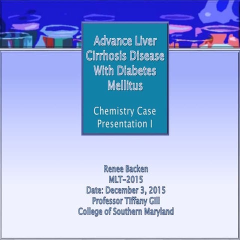 Mlt 2015 clinical case study updated | PPTX