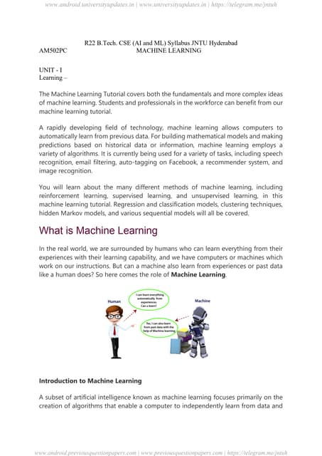 Supervised Machine Learning | PPTX | Web Development | Internet