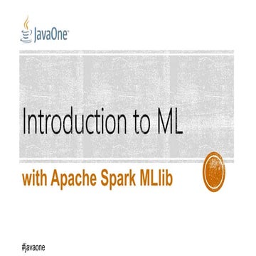 Introduction To Ml With Apache Spark Mllib Pptx Computing 2087