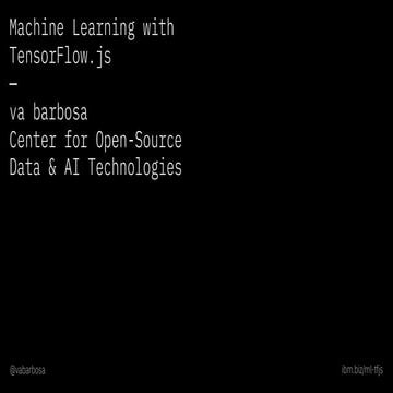 Deep Learning at the Edge with TensorFlow.js