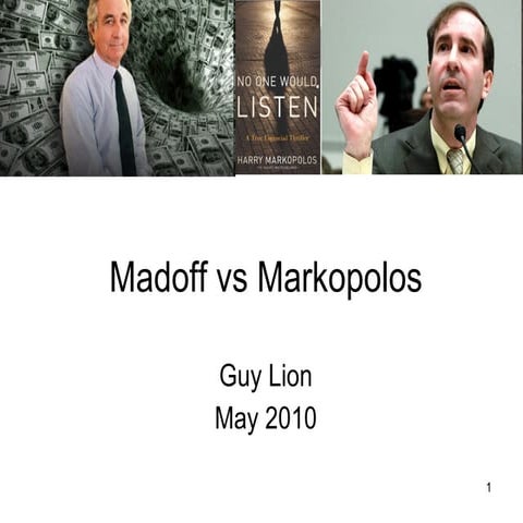 Madoff $65 billion Trap. A study in unlikely hedge fund economic ...