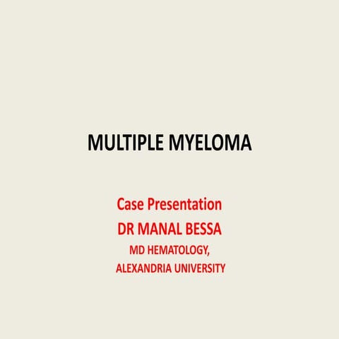 Multiple myeloma | PPT