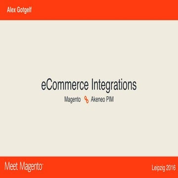 Ecommerce integrations: Magento 1 + 2 & Akeneo PIM | PDF | Computer Software and Applications ...