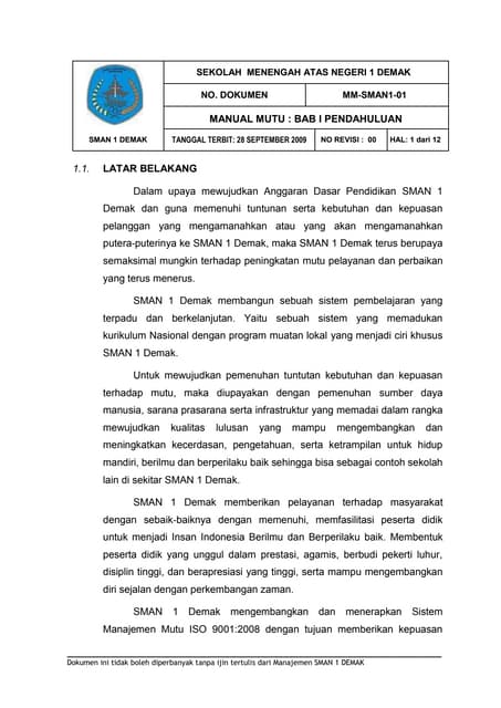 Piagam pelanggan | DOC
