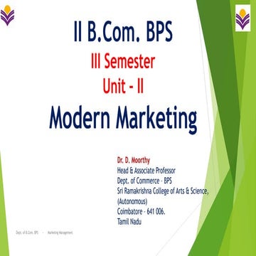 Modern Marketing - Unit II - Product Mix : product planning ...