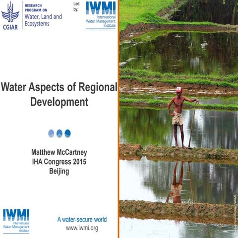 Water Aspects of Regional Development | PPTX