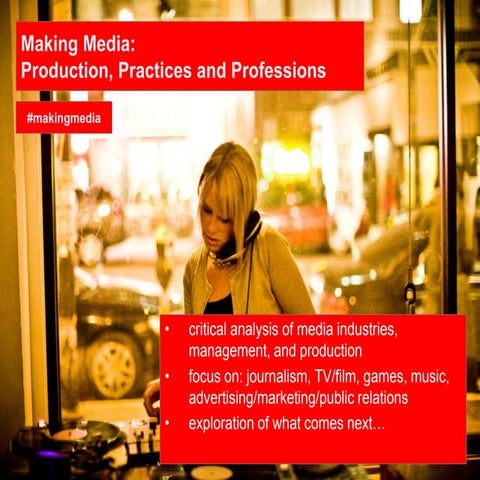 Making Media 2019 Course Introduction | PPTX