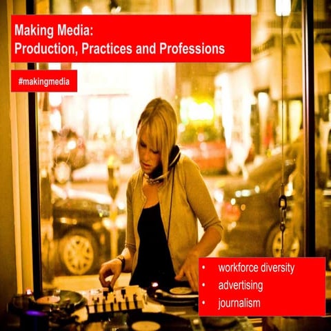 Making Media Journalism Advertising | PPT