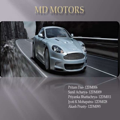 MD Motors, HongKong | PPTX