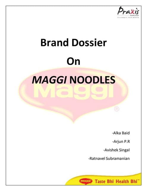 Maggi marketing strategy | DOCX