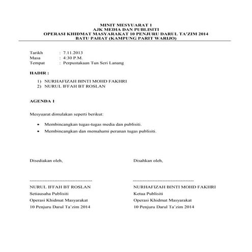 Mm 1 publisiti | DOCX