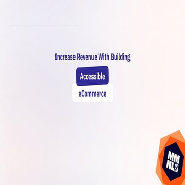 Increase Revenue With Building Accessible Commerce | PDF