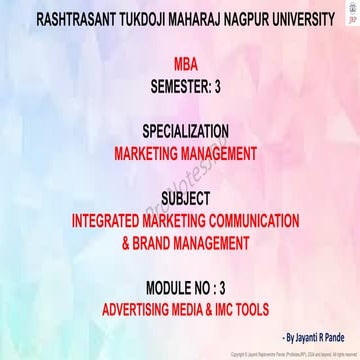Marketing Management Paper 3 Module 3 .pdf
