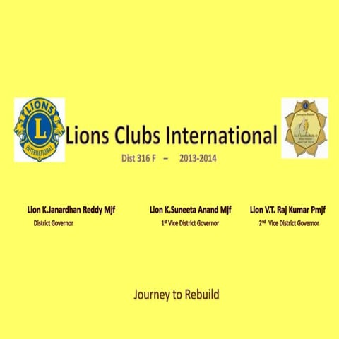 Lions club : Monthly Membership & Service Activities Report to District ...