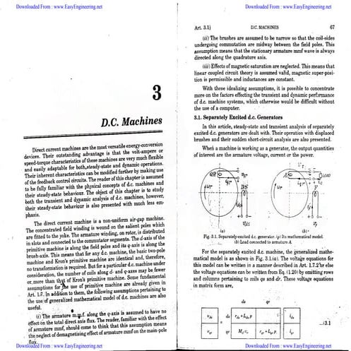 Machine modelling analysis unit 2 power electronics | PDF