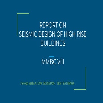 high rise seismic resistant buildings | PDF
