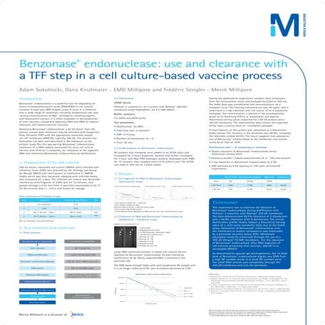 Benzonase® endonuclease: use and clearance with a TFF step in a cell ...