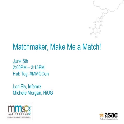 Matchmaker, Make Me a Match | PPTX | Events