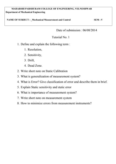 Mmc assignment 1 | PDF