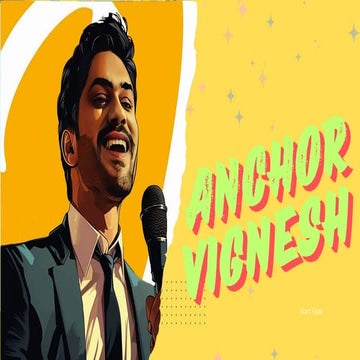 Male Emcee Vignesh from Chennai for Birthday and Corporate Event | PDF