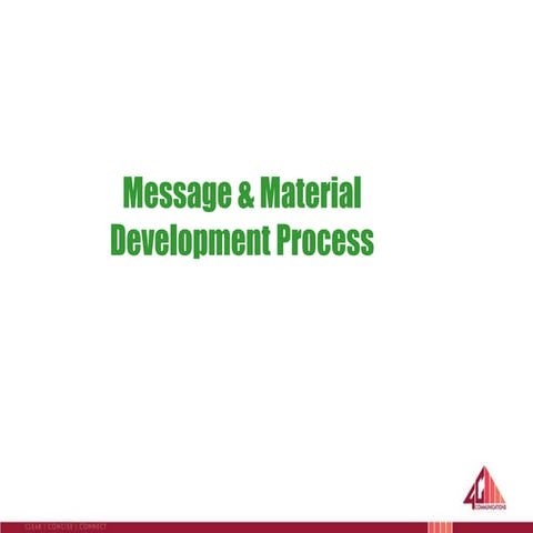 M&M Development Process.ppt