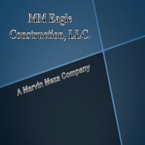 Mm eagle construction, llc | PPT