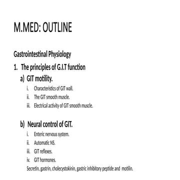 OUTLINE GASTROINTESTINAL PHYSIOLOGY final.pptx