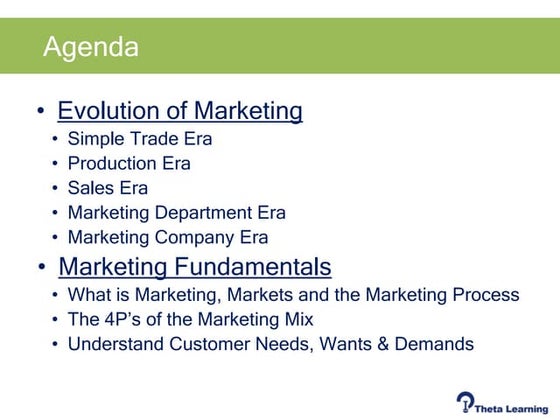 Five Eras of Marketing | PPTX