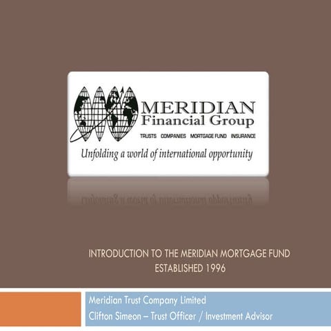 Meridian Mortgage Fund - Net Return to Investors of 6.12% (Q4 2016) | PPT