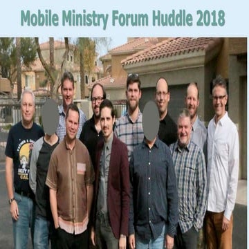 Mobile Ministry Forum Media Ministry Update 02-2018 | PPT