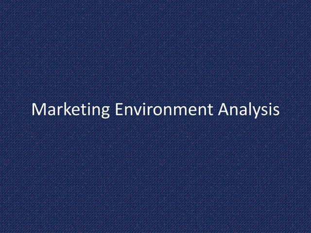 Principles of Marketing 17e Chapter 3 Analyzing the Marketing ...