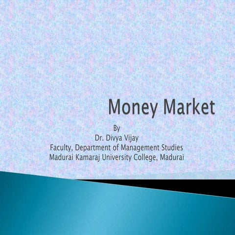 Money Market | PPT