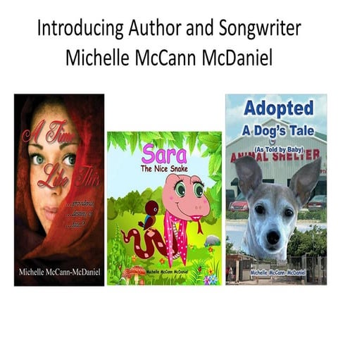 Introducing Writer and Songwriter Michelle McCann McDaniel | PDF