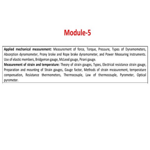 MMM Module - 5.pptx | Physics | Science